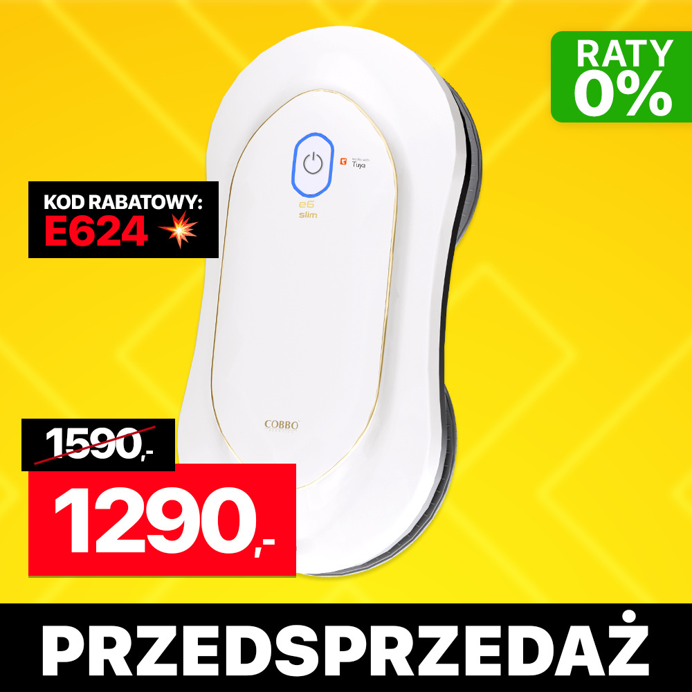 COBBO - Roboty kuchenne i sprzątające > Robot do mycia okien COBBO e6 slim